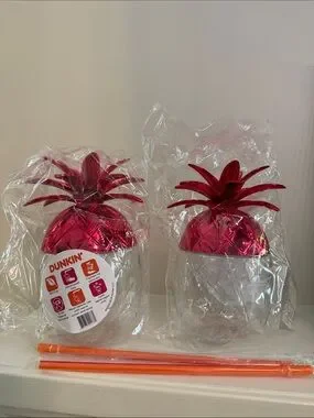 Party Supplies | One Dunkin Donut Pineapple Cup | Poshmark